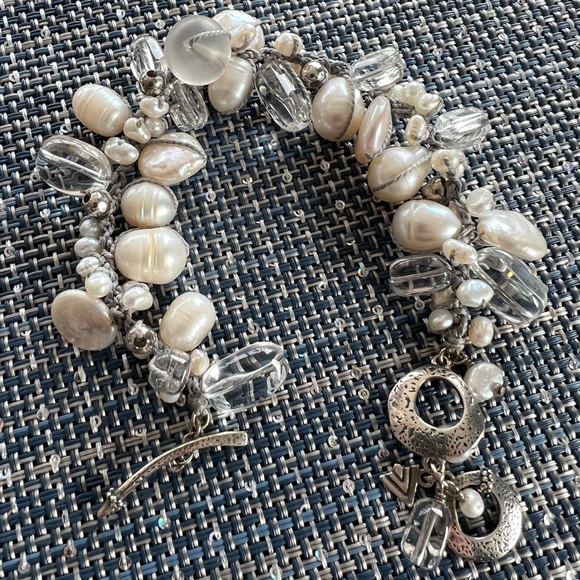 Silpada | Jewelry | Silpada Sterling Silver And Pearl Bracelet | Poshmark